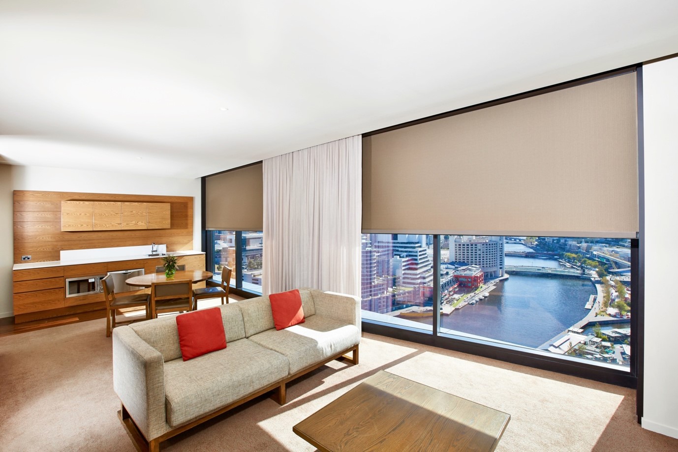 Layered Window Treatments: Combining Style and Function with Shutters and Blinds - FD Shutters